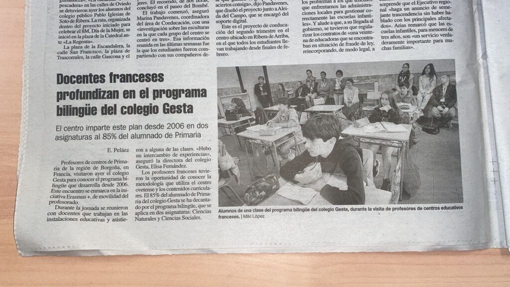 Les enseignants français font l'actualité à Oviedo ! - LFEE